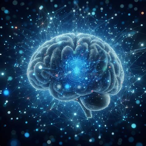 Digital Mind Cognitive Networks Stock Image Image Of Technology