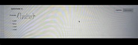 Solved Question 11 4 Points Save Answer Evaluate Silvana 1