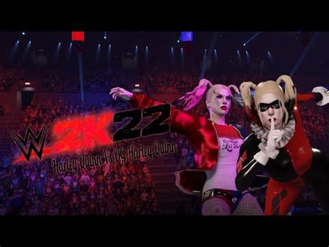 Harley Quinn Vs Og Harley Quinn In Wwe 2k22 Tables Match Youtube