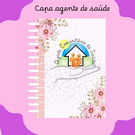 Arquivo Capa De Caderno Agente De Saúde Agente Comunitario De Saude