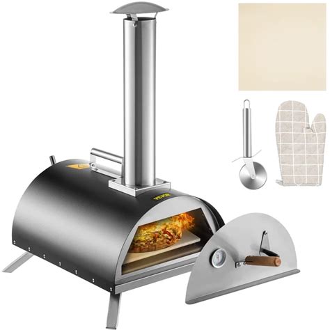 Vevor Forno A Legna Per Pizza Da Esterno 600 X 400 X 790 Mm In Acciaio Inox 430 Eur 20227