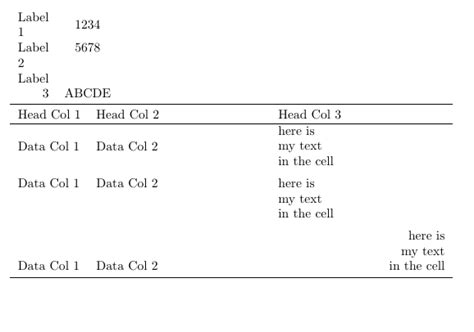 Tables Makecell Declare Default Alignment In Usepackage TeX LaTeX Stack Exchange