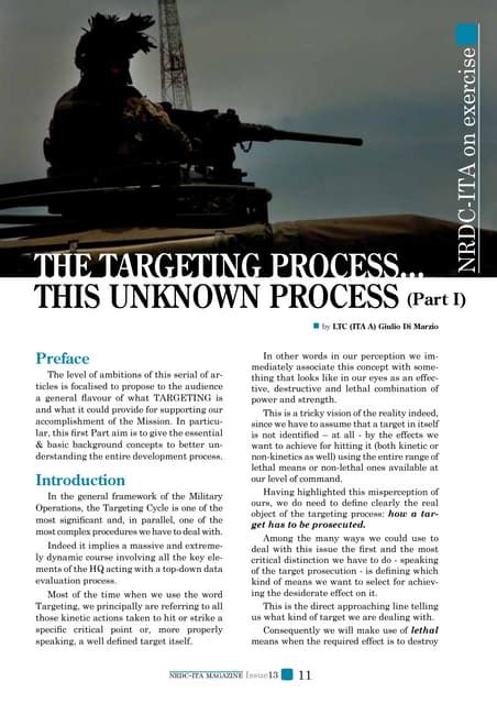 Targeting Process Part 1 Pdf Physics Science