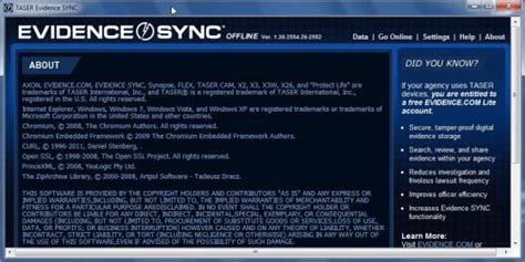 Taser Evidence Sync Download Upload
