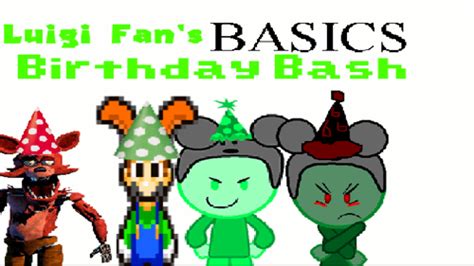 Fnaf Luigi Fans Basics Birtrhday Bash By Mark Auer