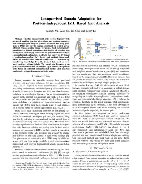 Pdf Unsupervised Domain Adaptation For Position Independent Imu Based