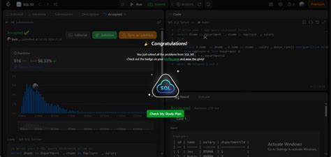 Badry Anas On Linkedin I Have Successfully Solved 50 Sql Problems On