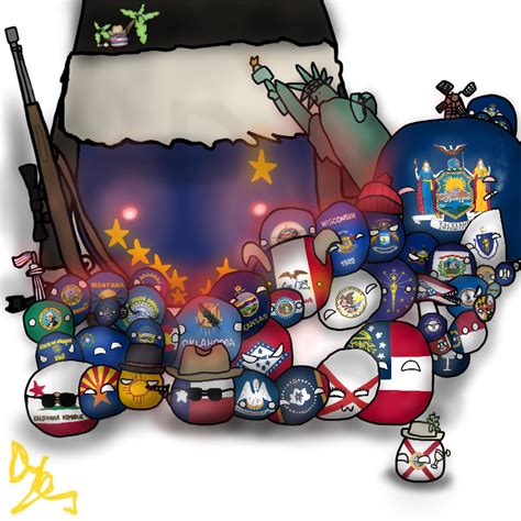 Us State Balls By Dye7777 On Deviantart