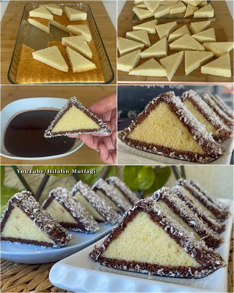 Üçgen Kek Tarifi Üçgen Kek Tarifi Lezzetli Sunumlar Sitesi