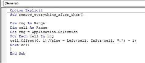 remove everything after a character in excel design talk