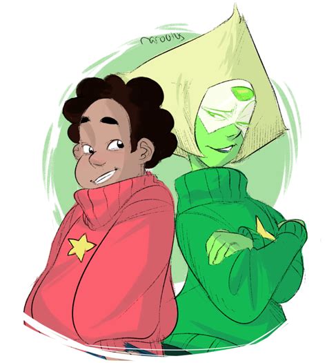 Steven SU Peridot SU Персонажи SU art narootos Steven Universe фэндомы