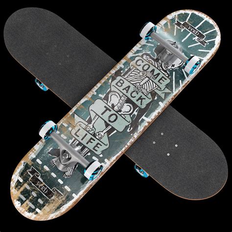 Skateboard Set 008 3d Model By Sta84