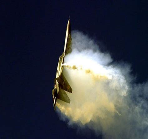 Pugachevs Maneuver Performed Using Thrust Vectoring System Fighter Aircraft Fighter Jets