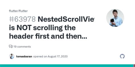Nestedscrollview Is Not Scrolling The Header First And Then Body At All Times Web · Issue