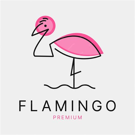 Premium Vector Flamingo Logo Design Template Illustration Of A Flamingo