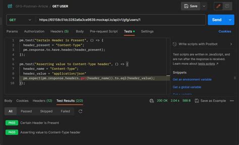 How To Write Automated Tests For Apis Using Postman Geeksforgeeks