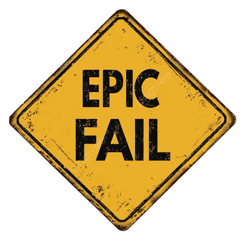 epic fail vintage metallic sign dumb rusty humour vector dumb rusty