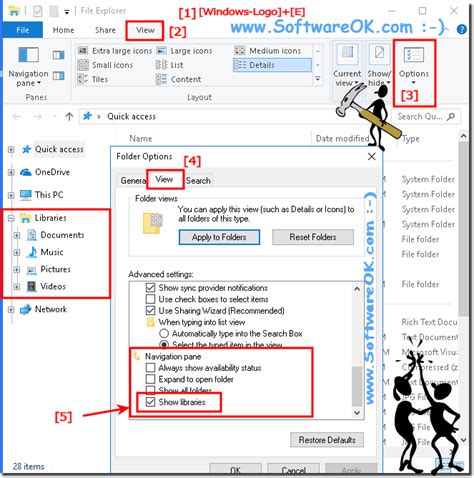 Help Windows 10 Does Not Have Any Libraries What Am I Doing Wrong