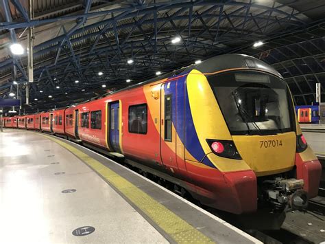 British Rail Class 707 Siemens Desiro City 707014 Electric Multiple