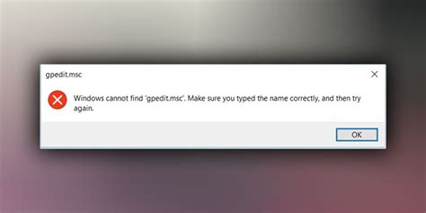 How To Fix Gpedit Msc Not Found Error In Windows Tech News Today