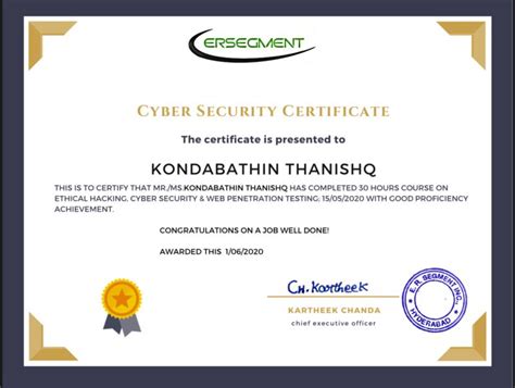 Thanishq K On Linkedin Ethicalhacking Ersegmen Cybersecurity Thanishqk