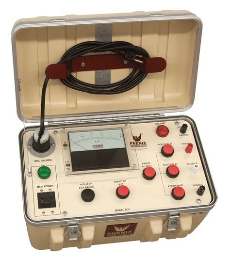 Ammeter Clear Test Set Model Ac 5 Doble Engineering Company