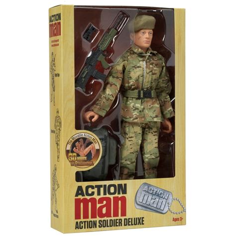 Hasbro Action Man Action Soldier Deluxe Posable Figure Toys From Discount Leisure Products Uk
