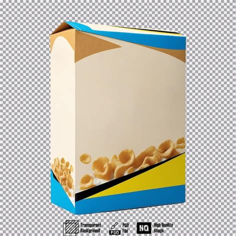 Vibrant Mockup Of A Blank Cereal Box Premium Ai Generated Psd
