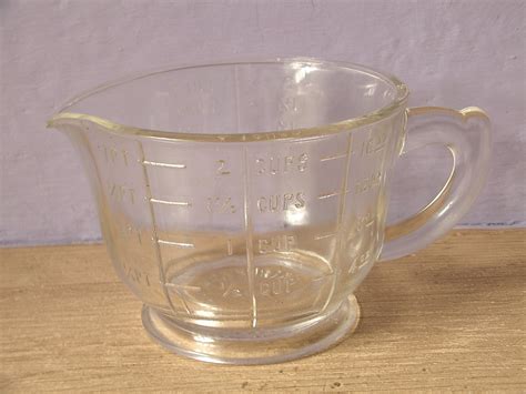 Vintage Cup New 176 Vintage Glass Measuring Cup