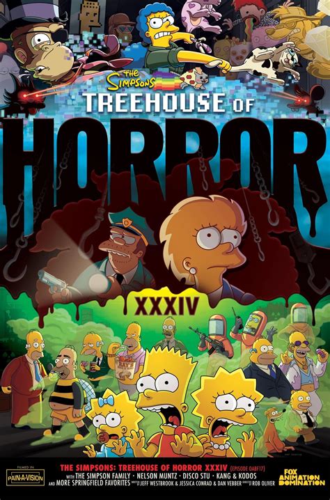 The Simpsons Treehouse Of Horror Posters