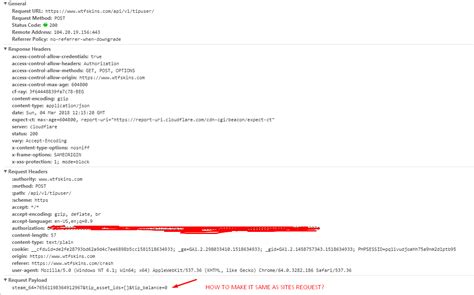 Javascript Writing Request Payload Property On Request Stack Overflow