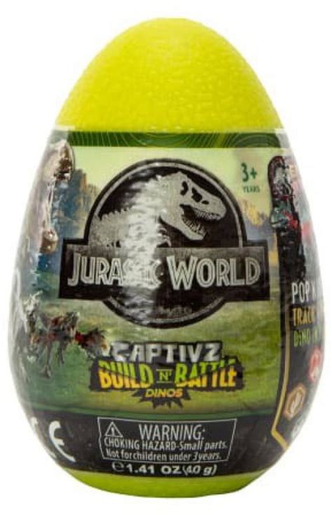 Jurassic World Dominion Captivz Build N Battle Dino Mystery Egg Pack