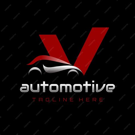 Premium Vector Letter V Car Automotive Logo Design Vector