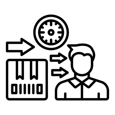 Lead Time Icon Style 12874652 Vector Art At Vecteezy