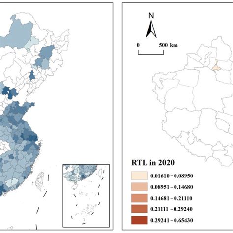 the spatial heterogeneity of ul and rtl in 2020 download scientific