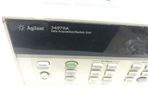 Agilent Technologies 34970a Data Acquisition Switch Unit Data Logger