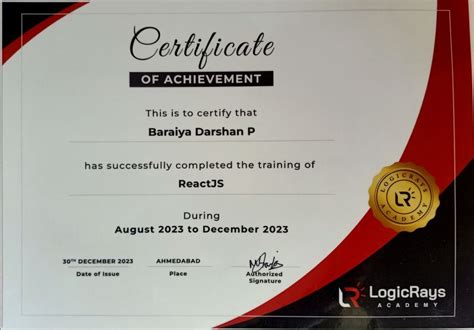 Darshan Baraiya On Linkedin Reactjs Frontenddeveloper Logicrayacademy