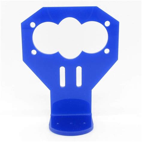 Cartoon Ultrasonic Sensor Mounting Bracket For Hc Sr04 Smart Car Red Blue Color Satistronics