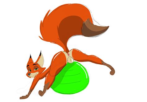 Rule 34 Anthro Anus Ass Balls Canid Canine Disney Fox Genitals Hi Res