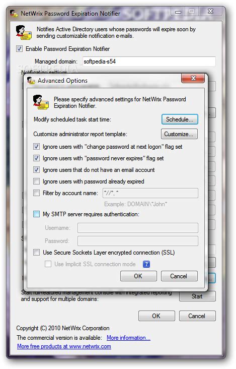 Password Expiration Notifier Download Softpedia