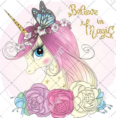 تصویر زمینه دخترانه صورتی اسب تک شاخ