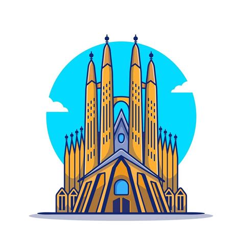 Ilustración De Icono De Vector De Dibujos Animados De La Sagrada