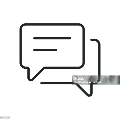 말풍선 얇은 선 아이콘입니다 편집 가능한 획과 투명한 배경에 완벽한 픽셀 0명에 대한 스톡 벡터 아트 및 기타 이미지 0명 Brand Name Online