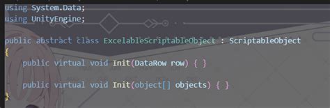 unity开发分享一个自制 Excel 转 Unity ScriptableObject 工具 mayoyi 博客园