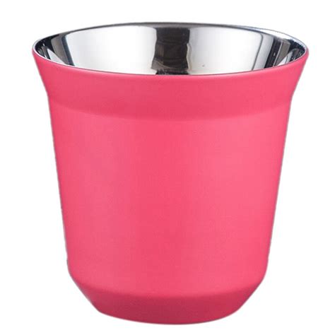 tasse à expresso à double paroi en acier inoxyda grandado