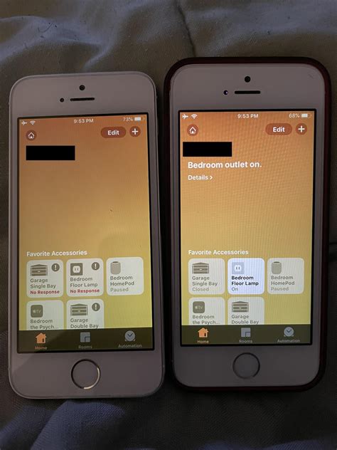 Two Iphones Same Network Same Id Same Ios One Contains Not Devices Responding Rhomekit
