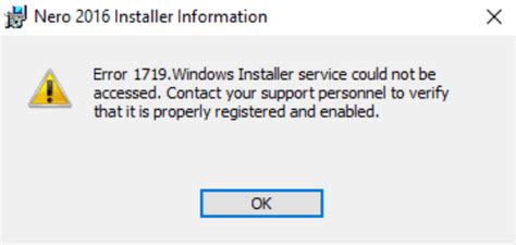 How To Fix Error 1719 Windows Installer Service Could Not Be Accessed