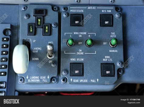 Landing Gear Lever Image And Photo Free Trial Bigstock