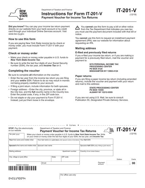 It 201 V Fillable Form Printable Forms Free Online