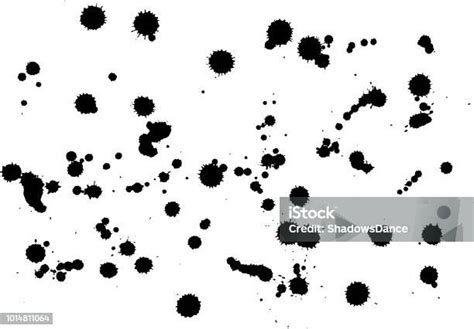 지저분한 잉크 오 점 검정 흰색 바탕에 삭제합니다 벡터 일러스트 레이 션 개체 그룹에 대한 스톡 벡터 아트 및 기타 이미지 개체 그룹 누른 자국 더러운 Istock